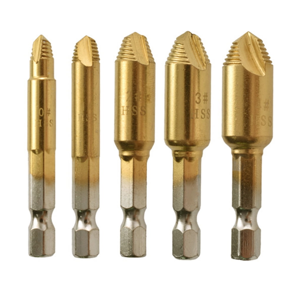 TRINGKY High Efficiency Screw Extractor Set Of 5Pieces For Easy Removal ...
