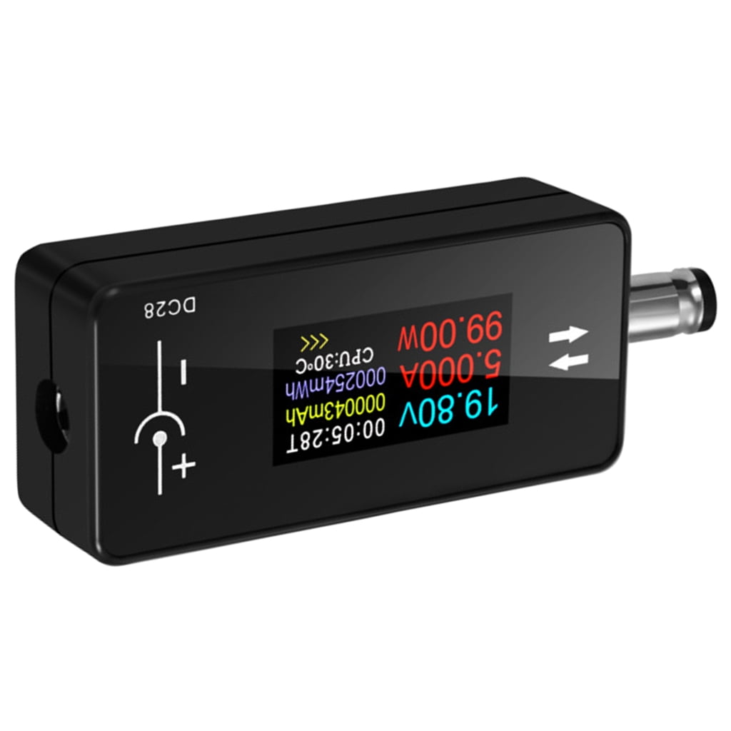 TRINGKY High Precise KWSDC28 DC5525 Voltages Meter Checker Supporting ...