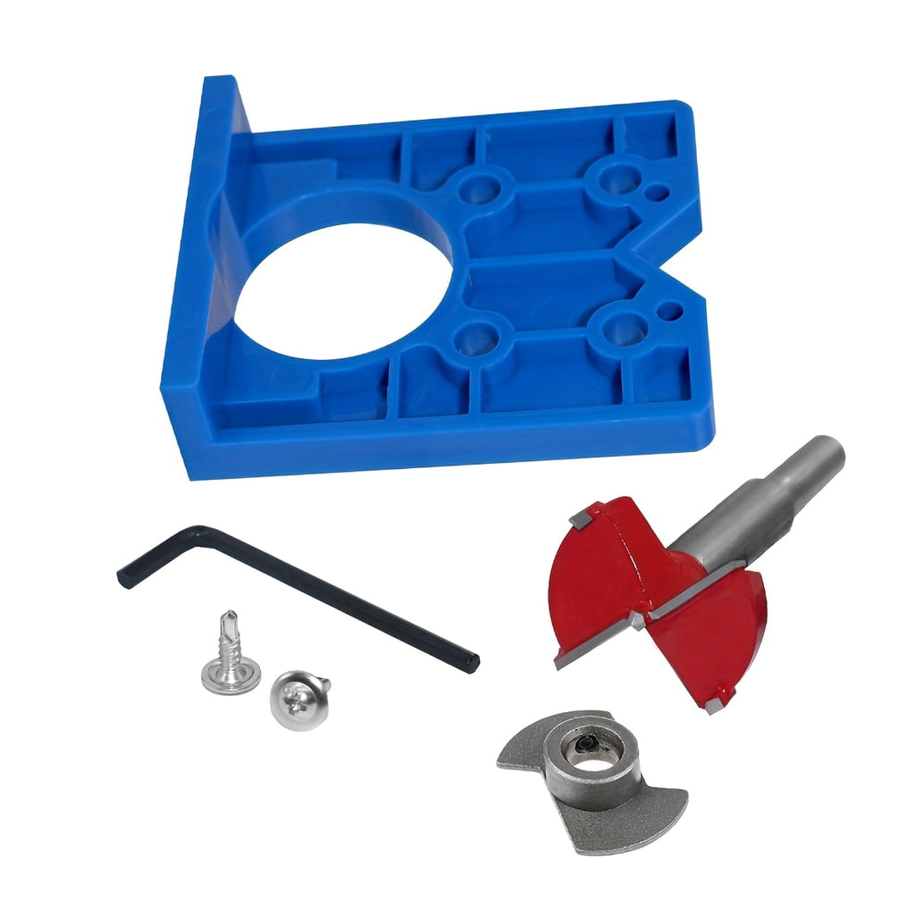 TRINGKY Hinges Templates Set Hinges Drilling Templates with Hole ...