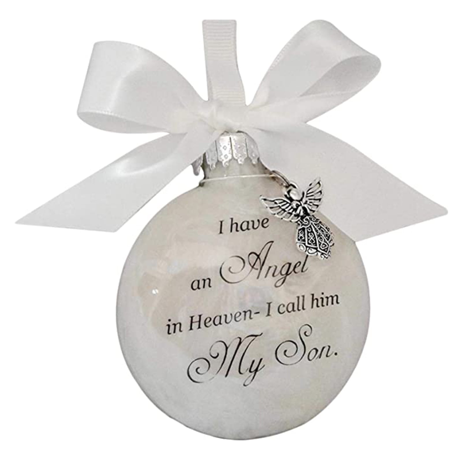 TRINGKY I Have an Angel in Heaven Ball Ornament I Call Her Mom Daughter ...
