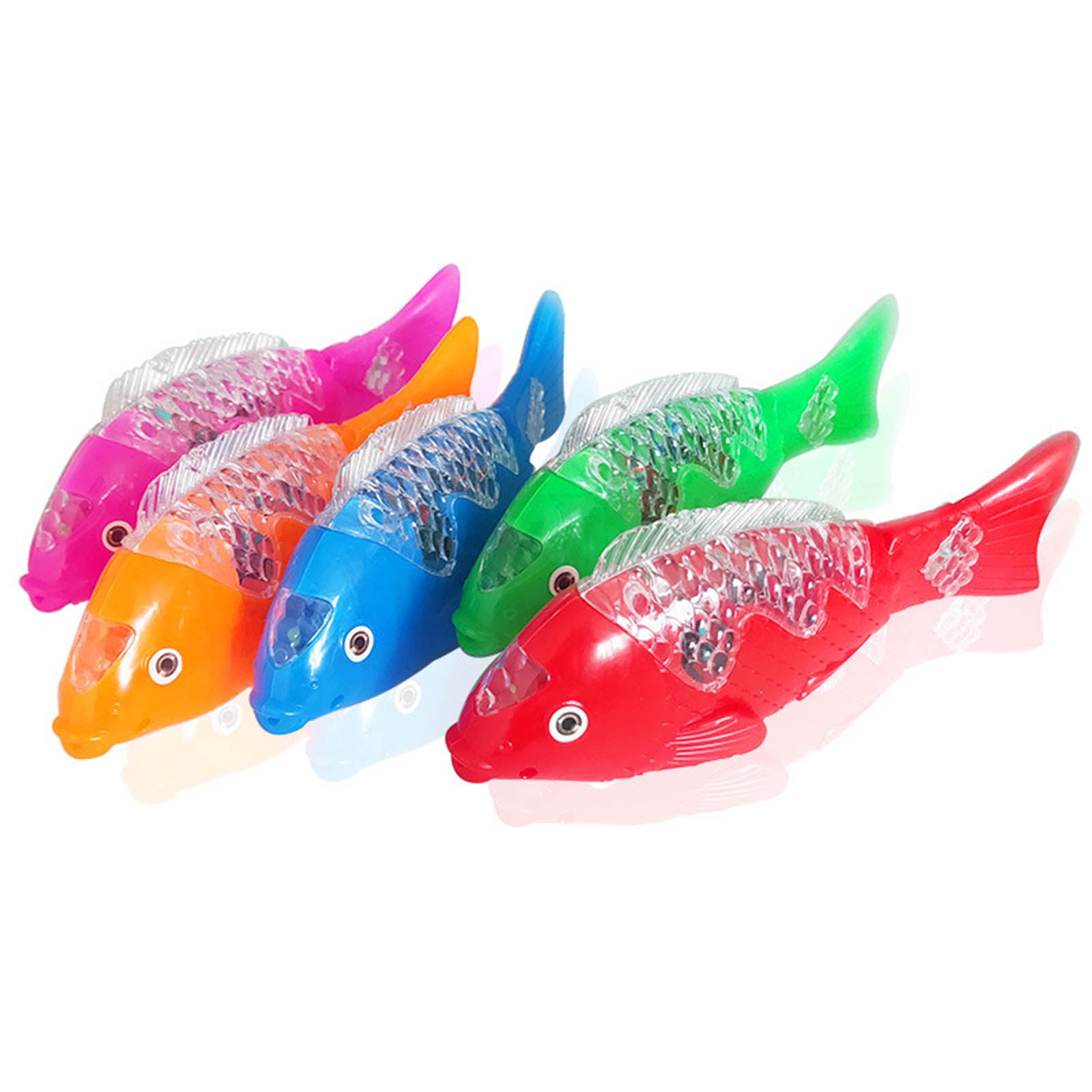 TRINGKY LED Flash Fish Simulation Fish Lantern Glow Up Toy Girls ...