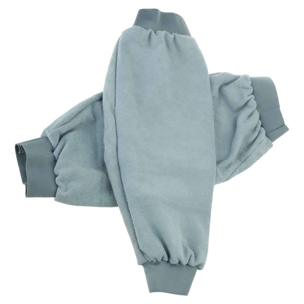 TRINGKY Leather Welding Sleeves Leather Arm Guards Welding Sleeves Heat ...