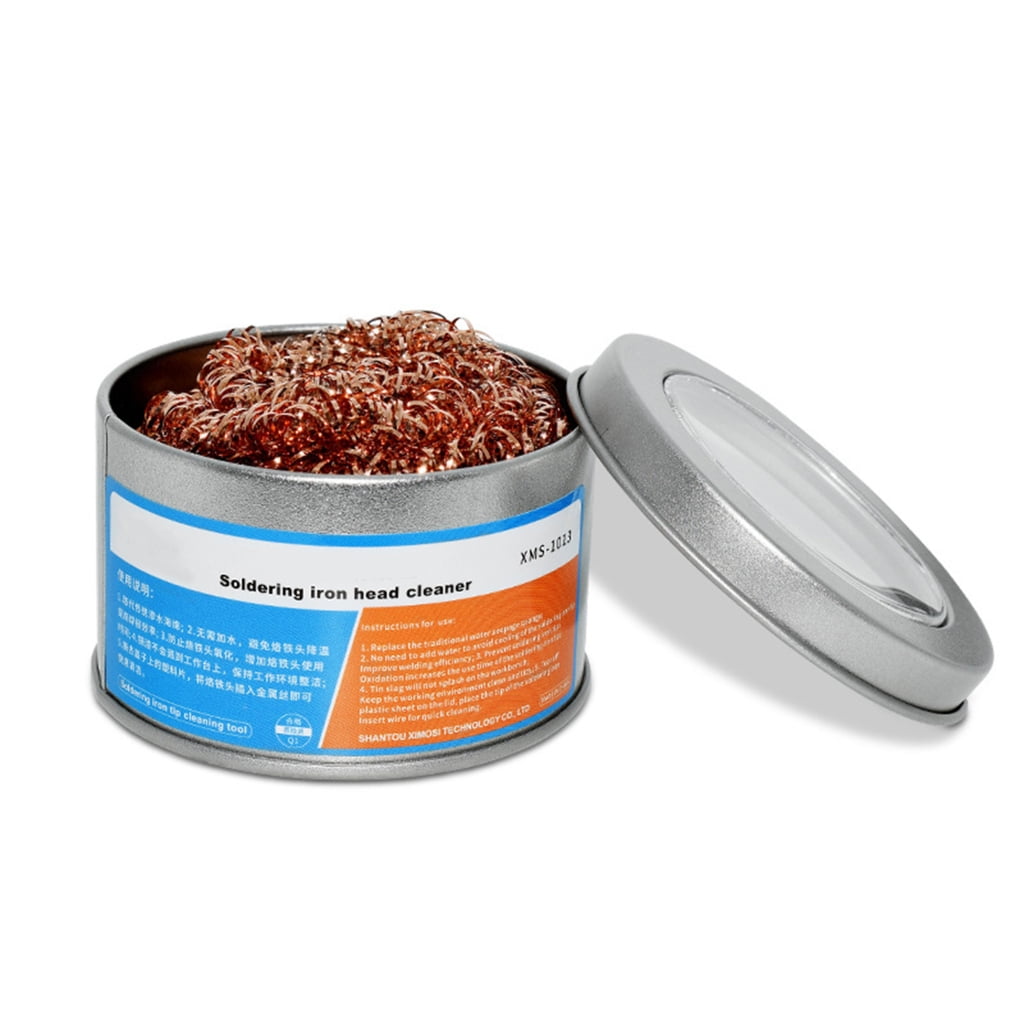 TRINGKY Metal Soldering Iron Tip Cleaner Temperature Resistant Cleaner ...