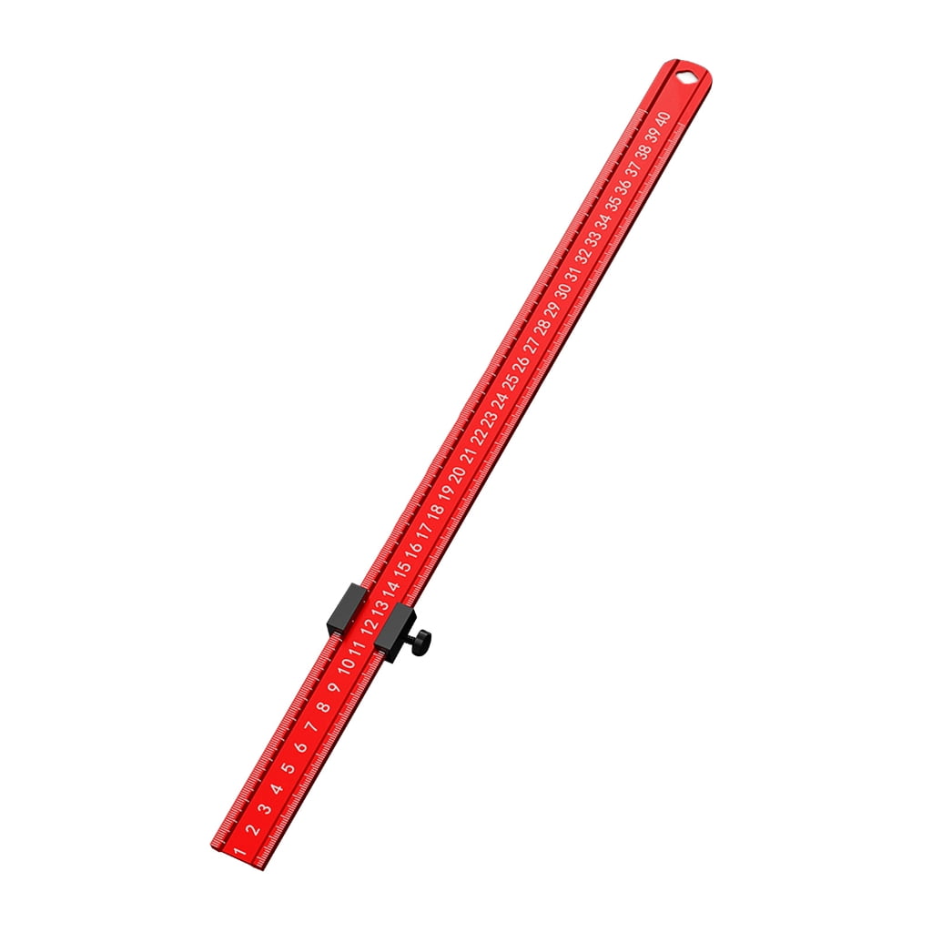 TRINGKY Sliding Ruler Woodworking Ruler Scriber Gauge 20/30/40cm ...