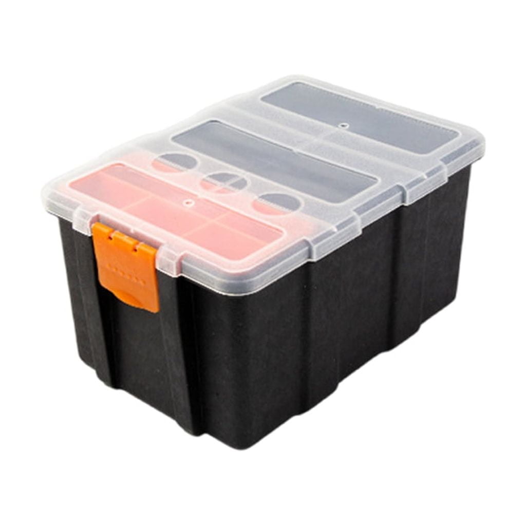 TRINGKY Small Parts Storage Case Hardware Organizers Portable Tool Box ...