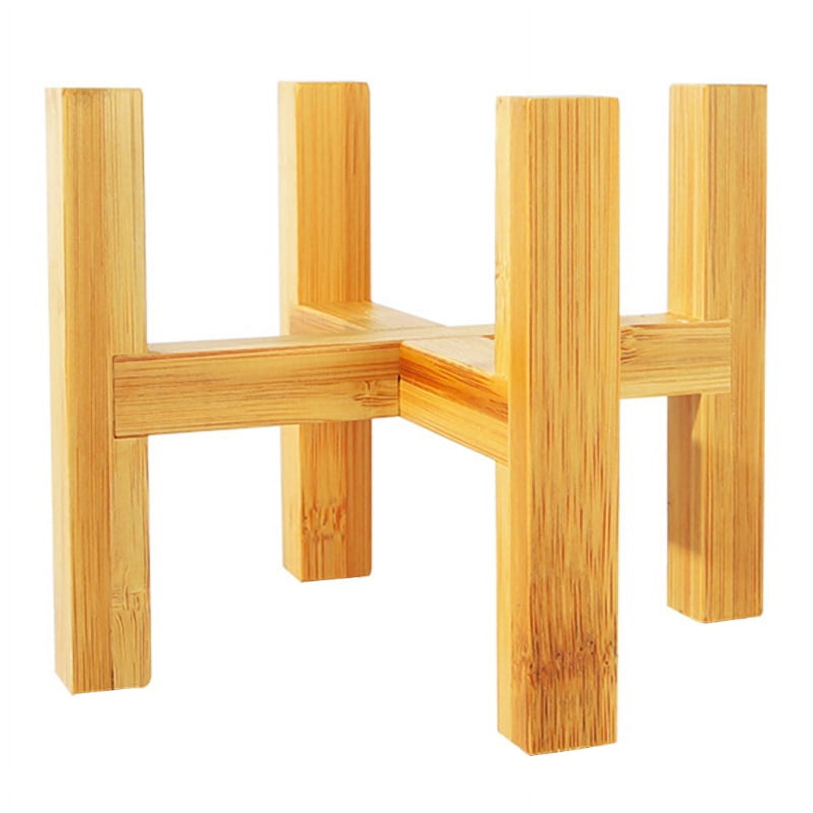 TRINGKY Solid Wood Plant Stand Modern Design Indoor Plant Stand,Mid ...