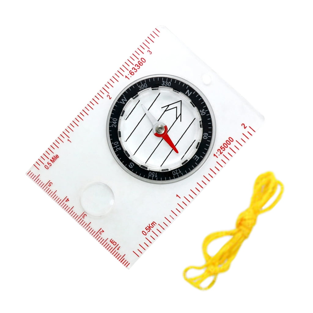 TRINGKY Survival Navigation Baseplate Map Compasses with Scale ...