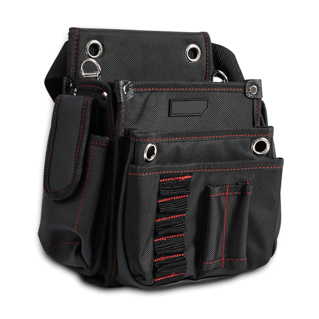 TRINGKY Tool Bag Electrician Waist Pack Hardware Toolkit Pocket Belt ...