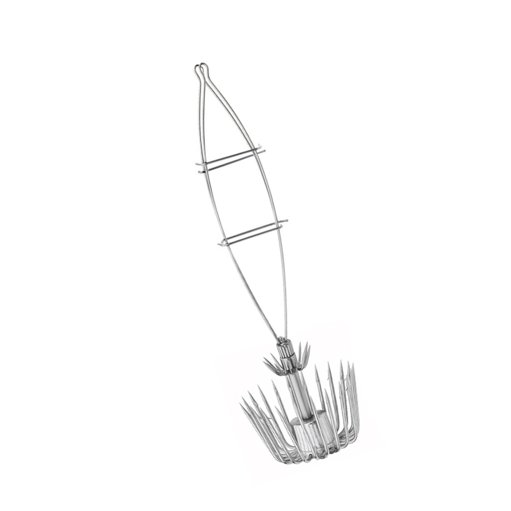 TRINGKY Two Layer Squid Hook Stainless Steel Squid Cuttlefish Octopuses ...