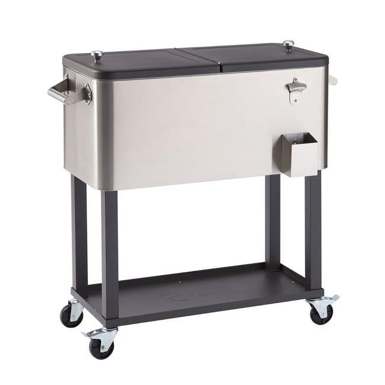 TRINITY 100 Quart Stainless Steel Cooler w/ Shelf - Walmart.com