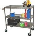 TRINITY 3-Tier Chrome Utility Cart - Walmart.com