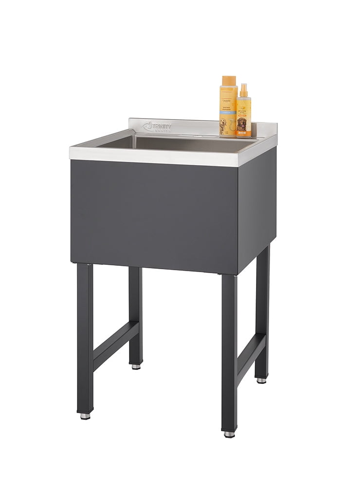 TRINITY BASICS | 18x16x13 Basin | Stainless Steel Utility Sink | NSF ...