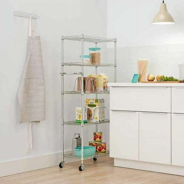 TRINITY Basics EcoStorage 5-Tier NSF Certified Pantry Rack - Walmart.com