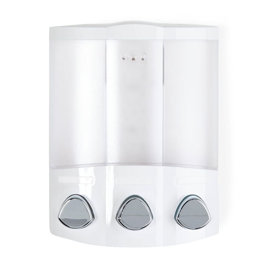 TRIO Wall Mounted Bathroom Bath Soap Dispenser with Lifetime Warranty ...