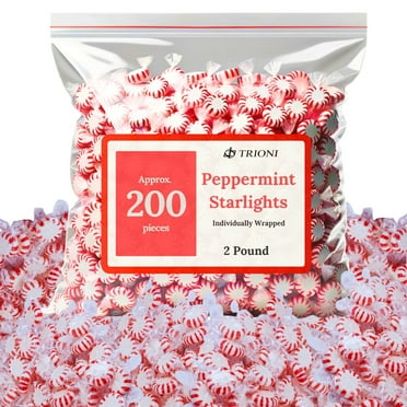 Starlight Mints: 3-Pound Bulk of Individually Wrapped, Peppermint Hard ...