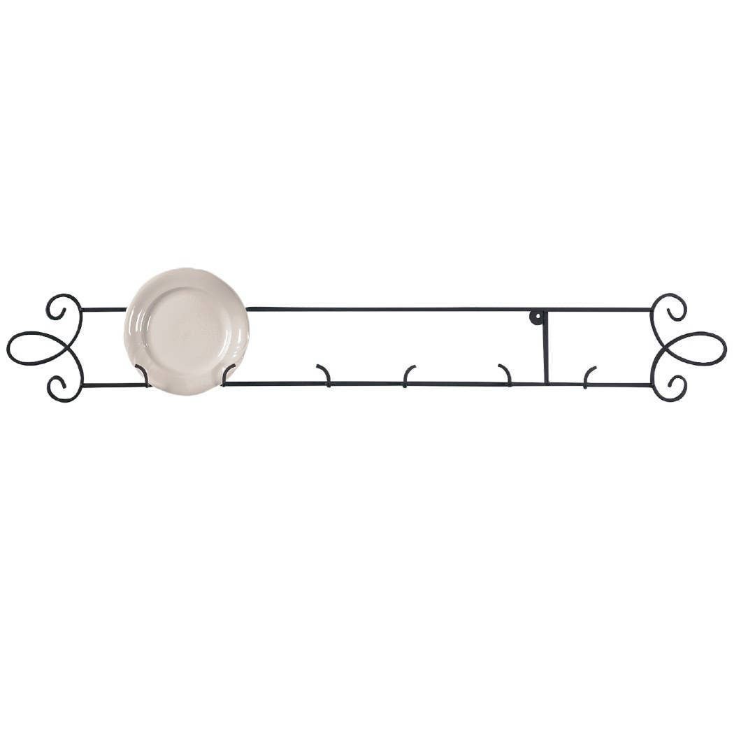 Tripar Augusta Horizontal Wall Plate Rack - 3 Plate - Walmart.com