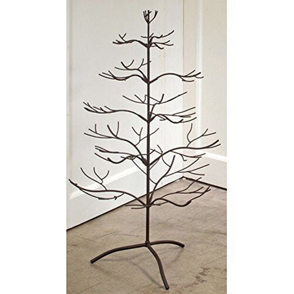 TRIPAR 36-Inch Brown Metal Ornament Display Tree and Jewelry Organizer ...