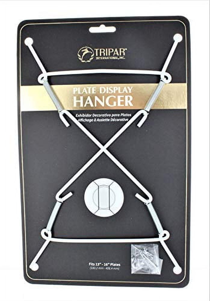 TRIPAR Super Plate Hangers for Large Plates, White 13"-16" - Walmart.com