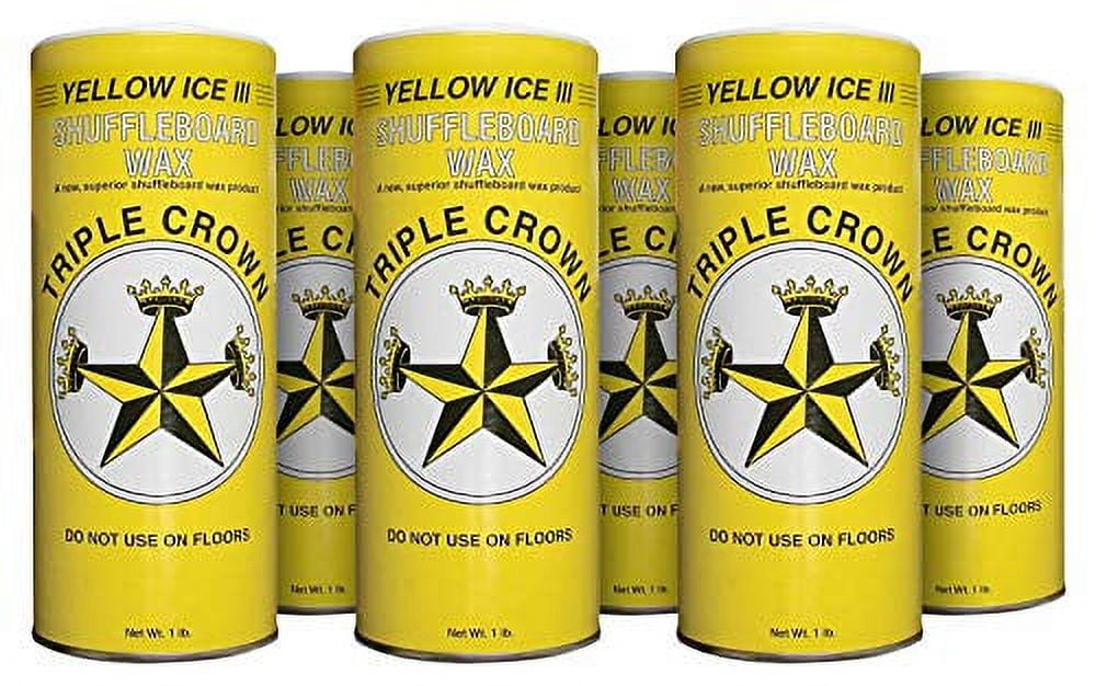 TRIPLE CROWN Yellow Ice III Shuffleboard Wax 6 PACK - Walmart.com