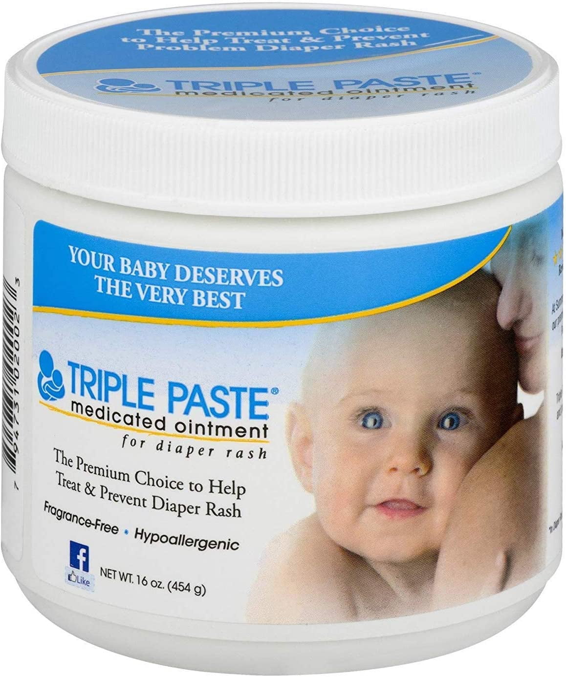 TRIPLE PASTE MED OINTMENT 1 LB, Provides a barrier to prevent ...