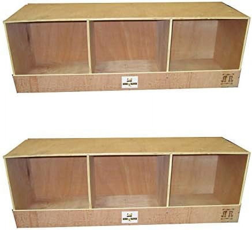 TRIPLEX RuggEgg Barn Wooden Chicken Coop Triple Nesting Egg Boxes for 3 ...