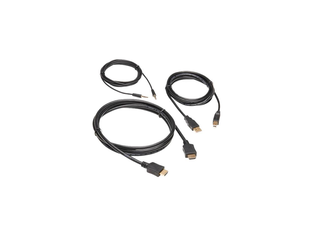 TRIPP LITE 6 ft. HDMI KVM Cable Kit - 4K HDMI, USB 2.0, 3.5 mm Audio (M ...
