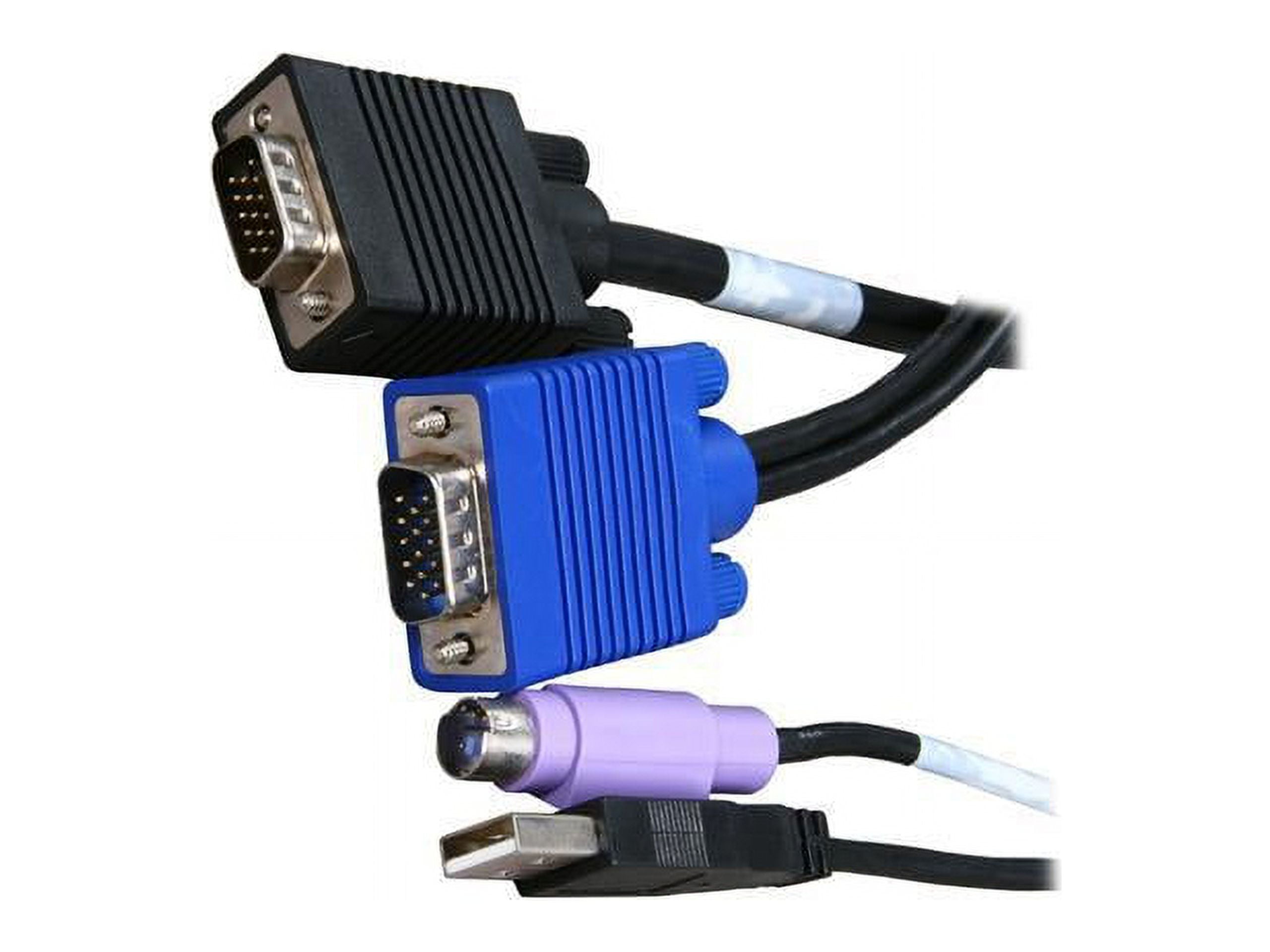 TRIPP LITE 6 ft. PS/2 & USB (2-in-1) KVM Cable Kit for B042-Series KVM ...