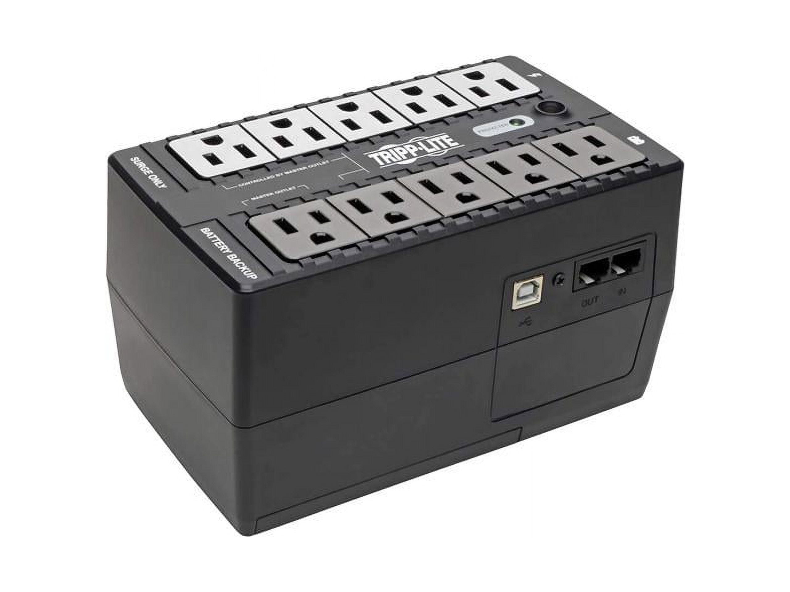 TRIPP LITE ECO650UPSM 650 VA 325 Watts 4 UPS outlets, 4 surge-only ...