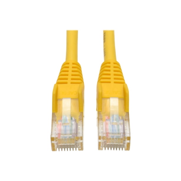 TRIPP LITE N001-010-YW 10 ft. Cat 5E Yellow 350MHz Snagless Molded ...