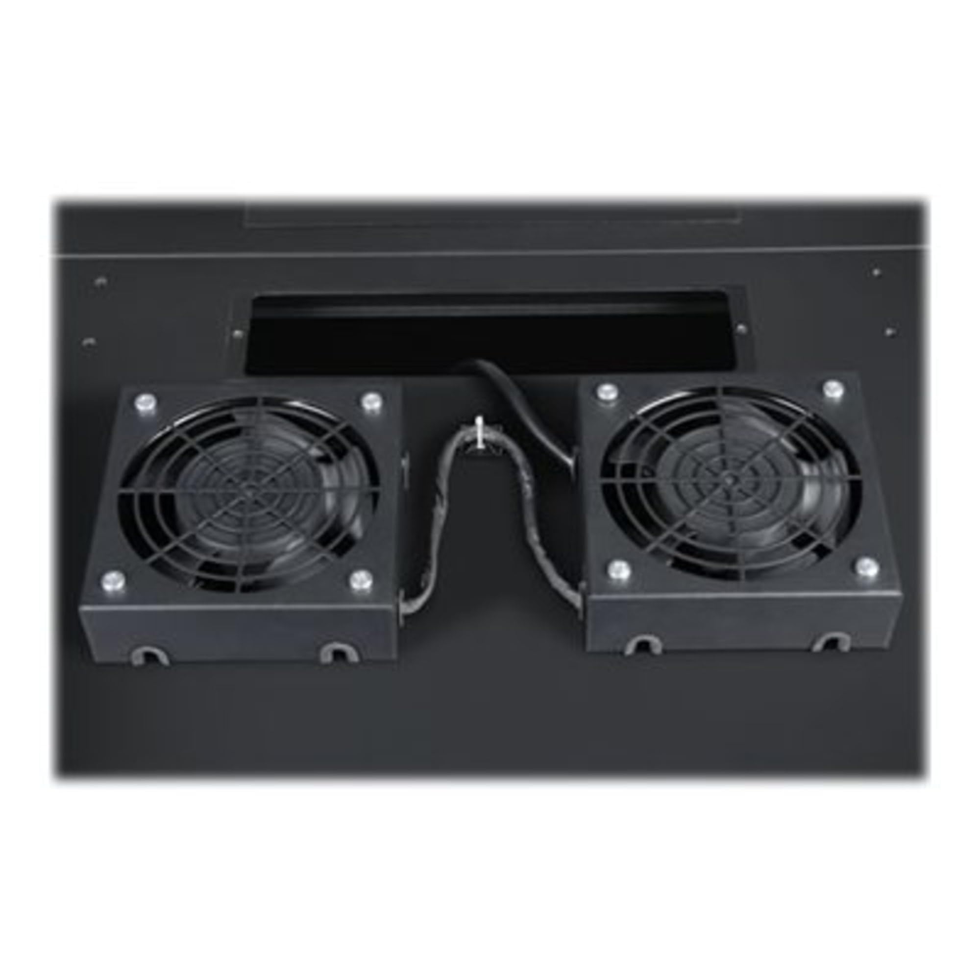 TRIPP LITE Wall-Mount Roof Fan Kit, 2 High-Performance Fans, 120V, 210 ...