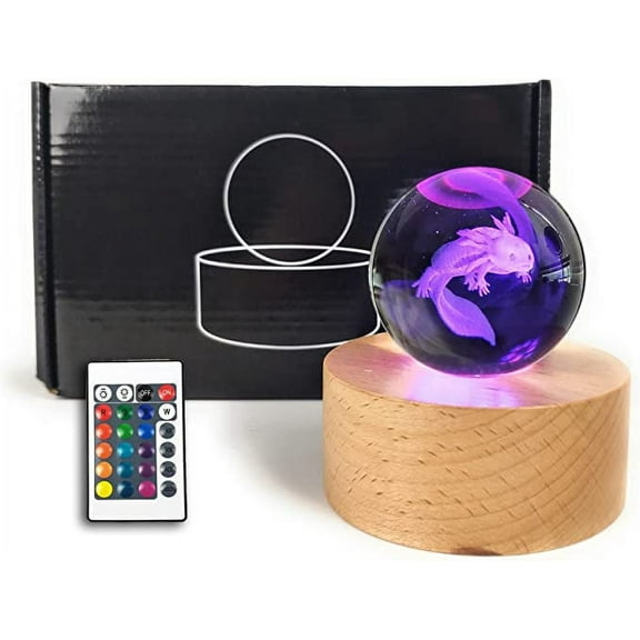 "Paladone Minecraft Axolotl Light, Pixelated Game Room Mood Lamp, 5 ...