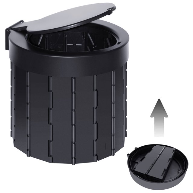 TRIPTIPS Portable Foldable Backpacking Tall Bathroom Travel Toilet for ...