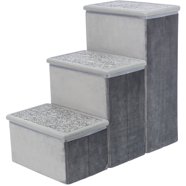 Majestic Pet Portable Villa Pet Stairs Soft Sherpa Foam Step Steps for ...