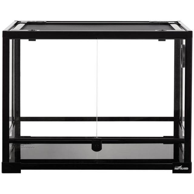 TRIXIE 32 Gallon Glass Terrarium, Double Hinged Doors, Mesh Top ...