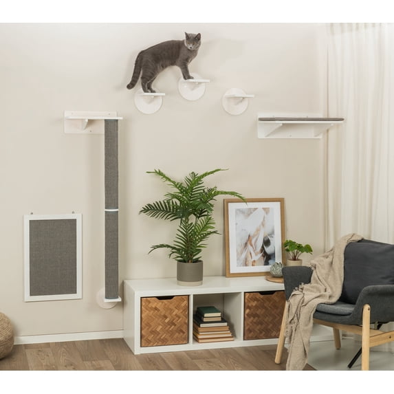 TRIXIE Wall Mount Sisal Cat Scratching Board 23", Gray - Walmart.com