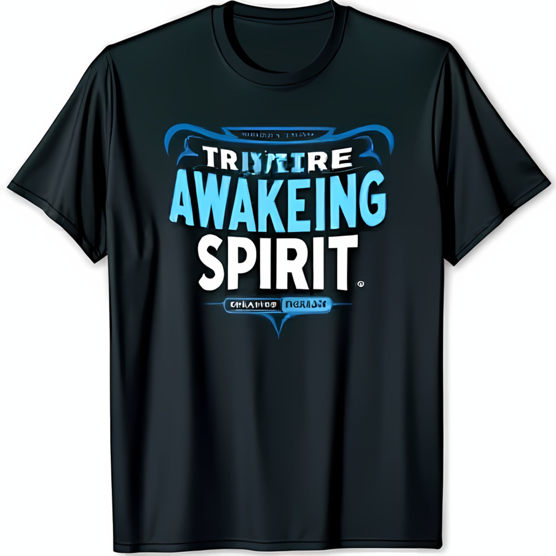 TRIXIRE AWAKENING Graphic Black T-Shirt Spiritual Self Improvement ...