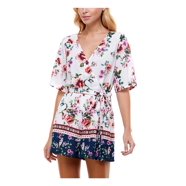 No Boundaries Juniors Ruffle Walk Through Maxi Romper, Sizes XS-XXXL ...