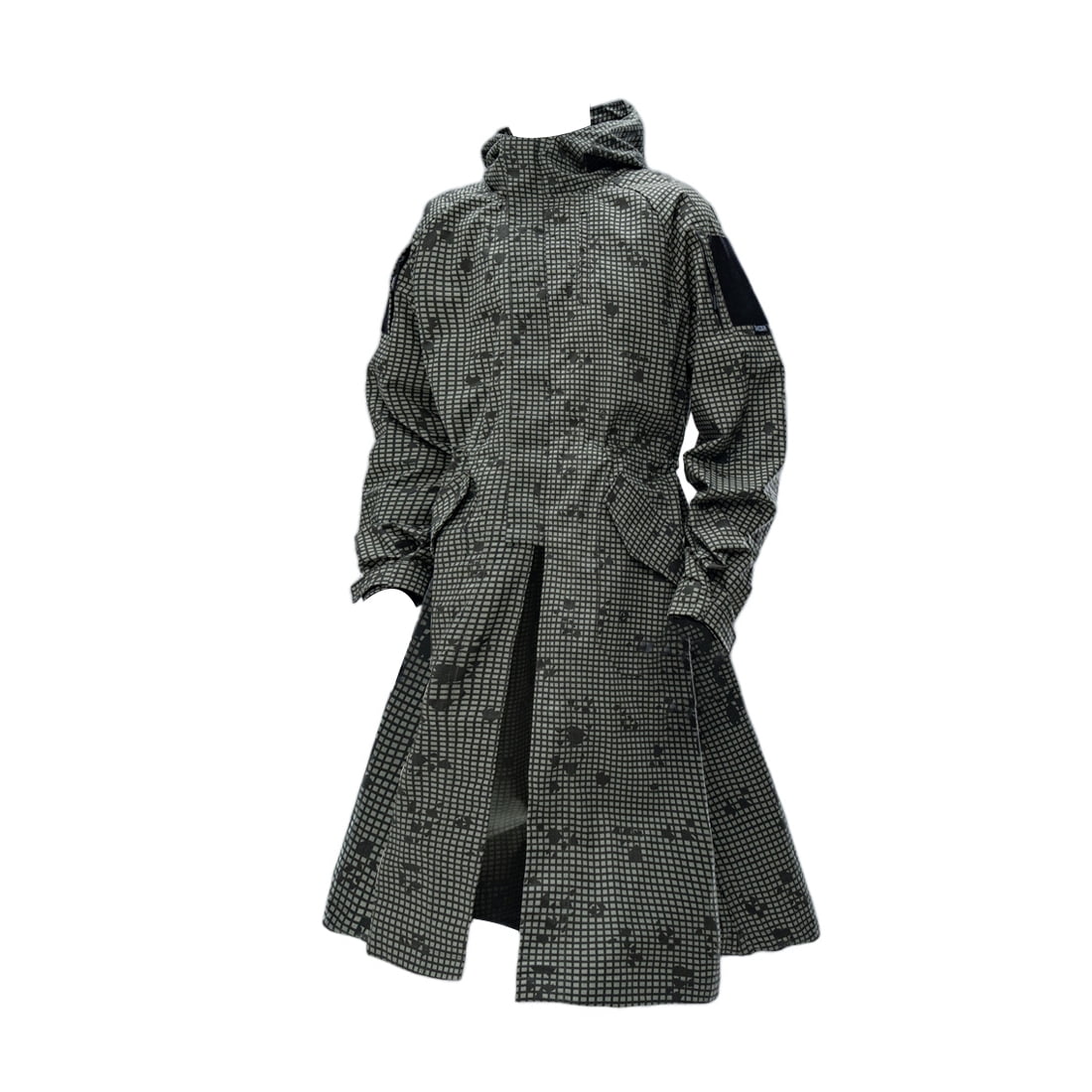 TRN BAC Industrial Combat Robe, A-Line Loose Fit Tactical Long Trench ...