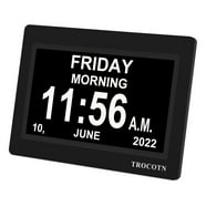 American Lifetime Dementia Clock Large Digital Display with Day Date ...