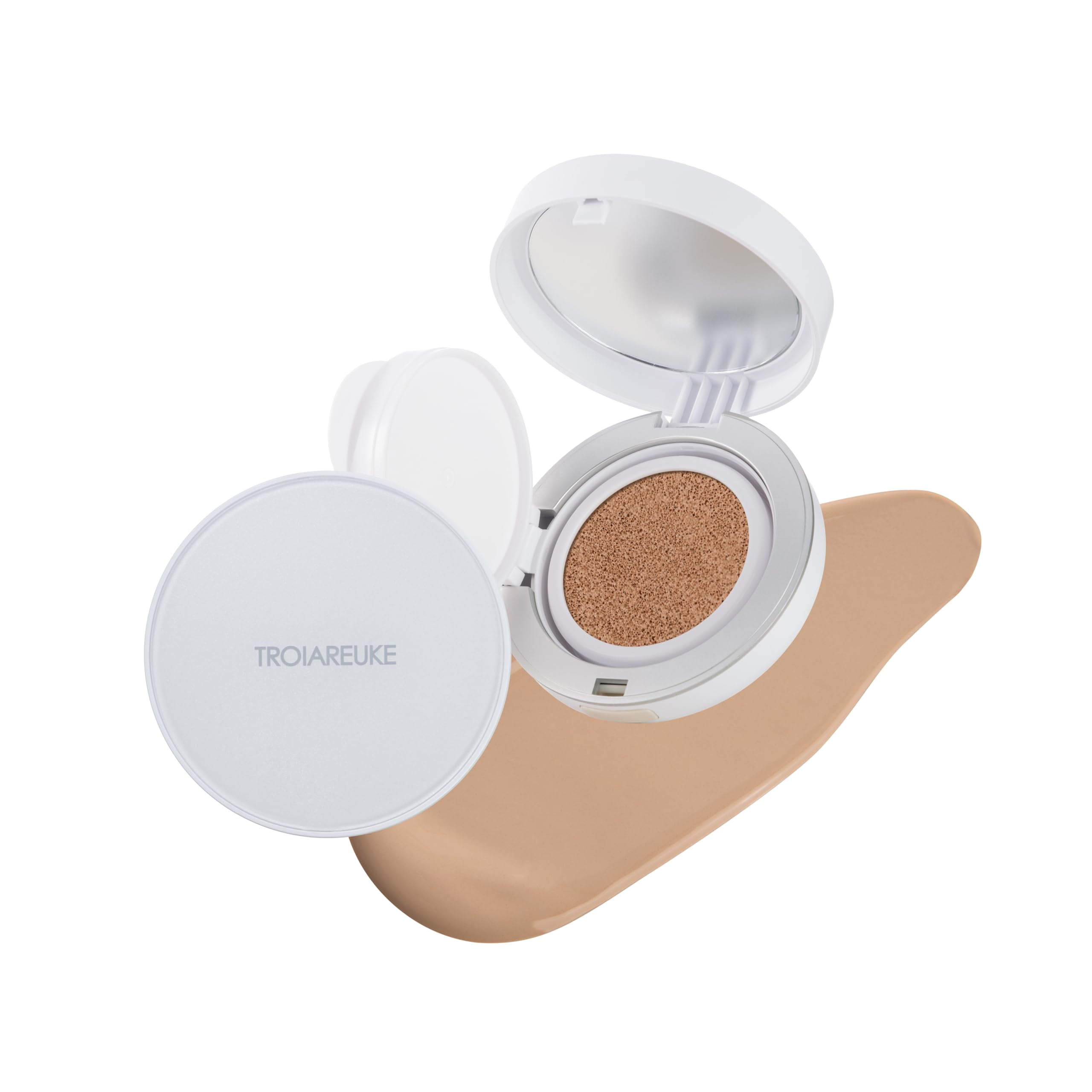 TROIAREUKE A+ Cushion Foundation (Shade 23) I Natural Coverage Foundation Makeup, Moisturizing ...