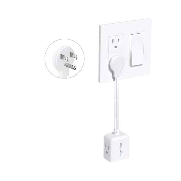 TROND Flat Outlet Extender with 6 Inch Cord - Multi Plug Wall Outlet ...