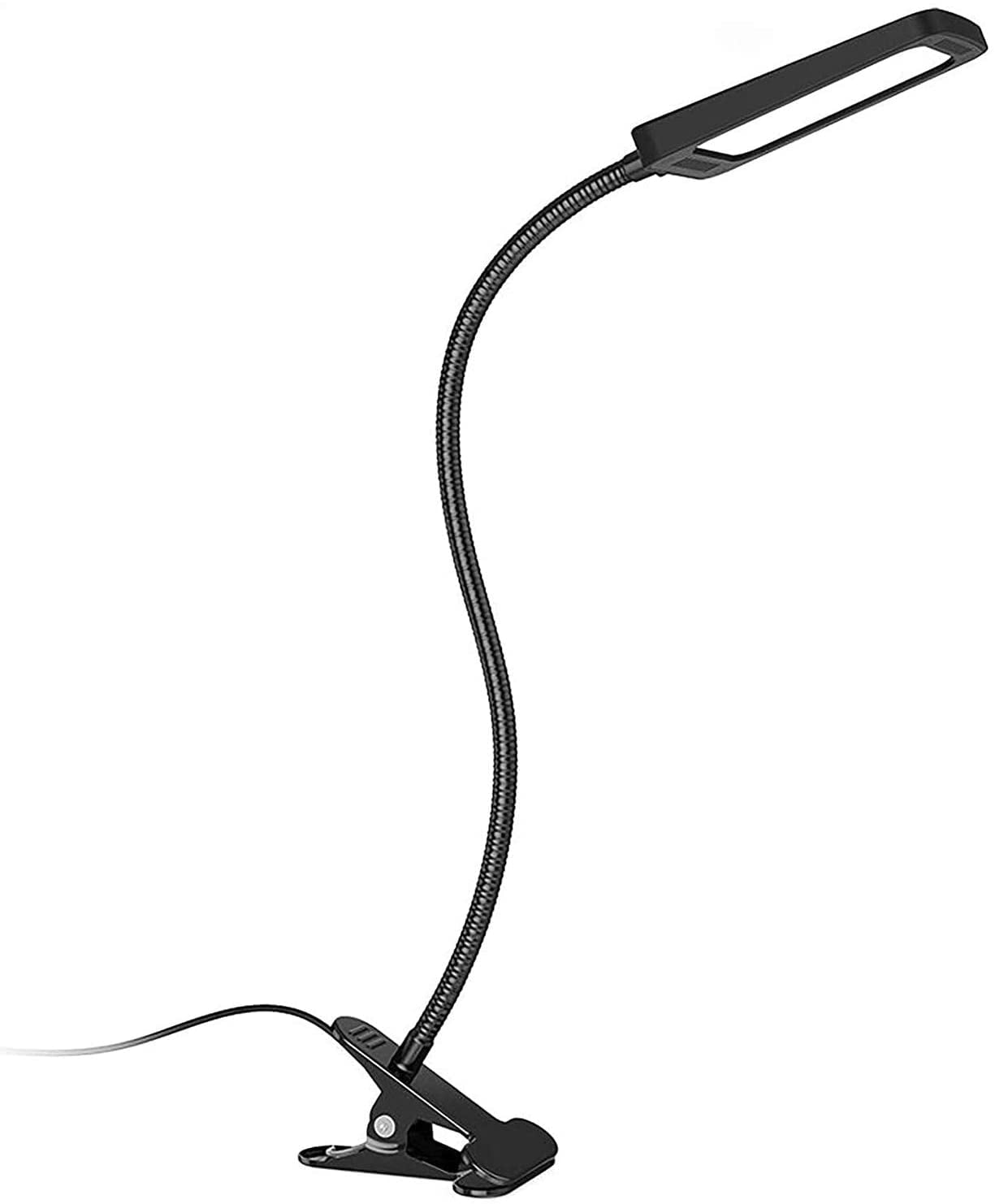TROND LED Desk Lamp with Clamp, 3-Level Dimmable Desk Light 6000K ...