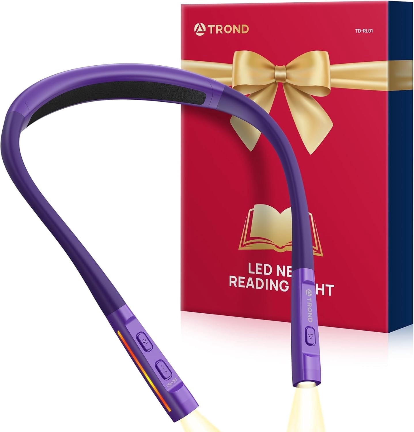 TROND LED Neck Reading Light, 3 Color 3 Brightness Book Light for ...
