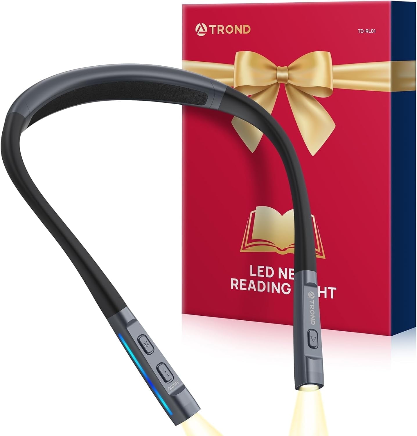 TROND LED Neck Reading Light, 3 Color 3 Brightness Book Light for ...