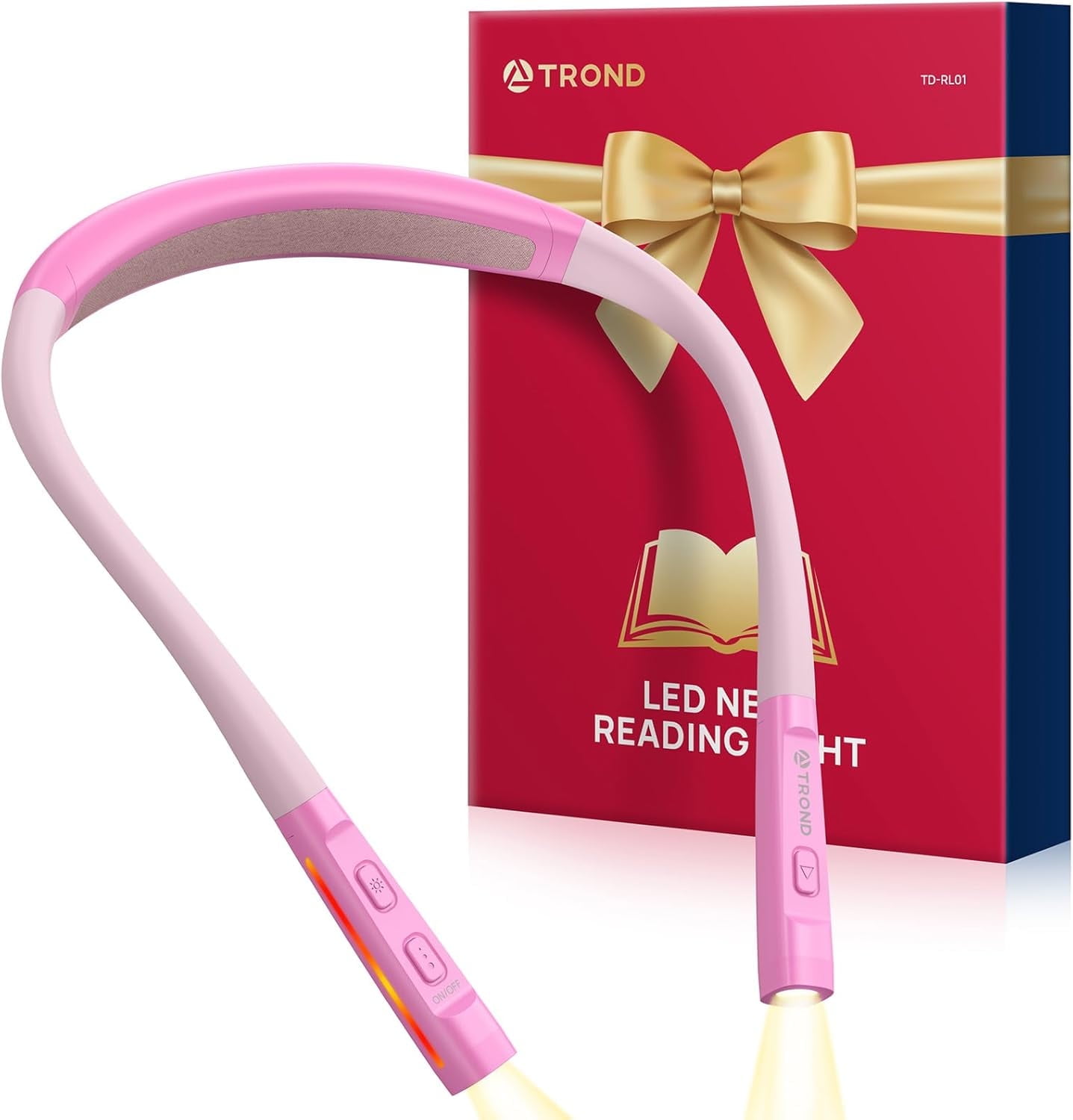 TROND LED Neck Reading Light, 3 Color 3 Brightness Book Light for ...