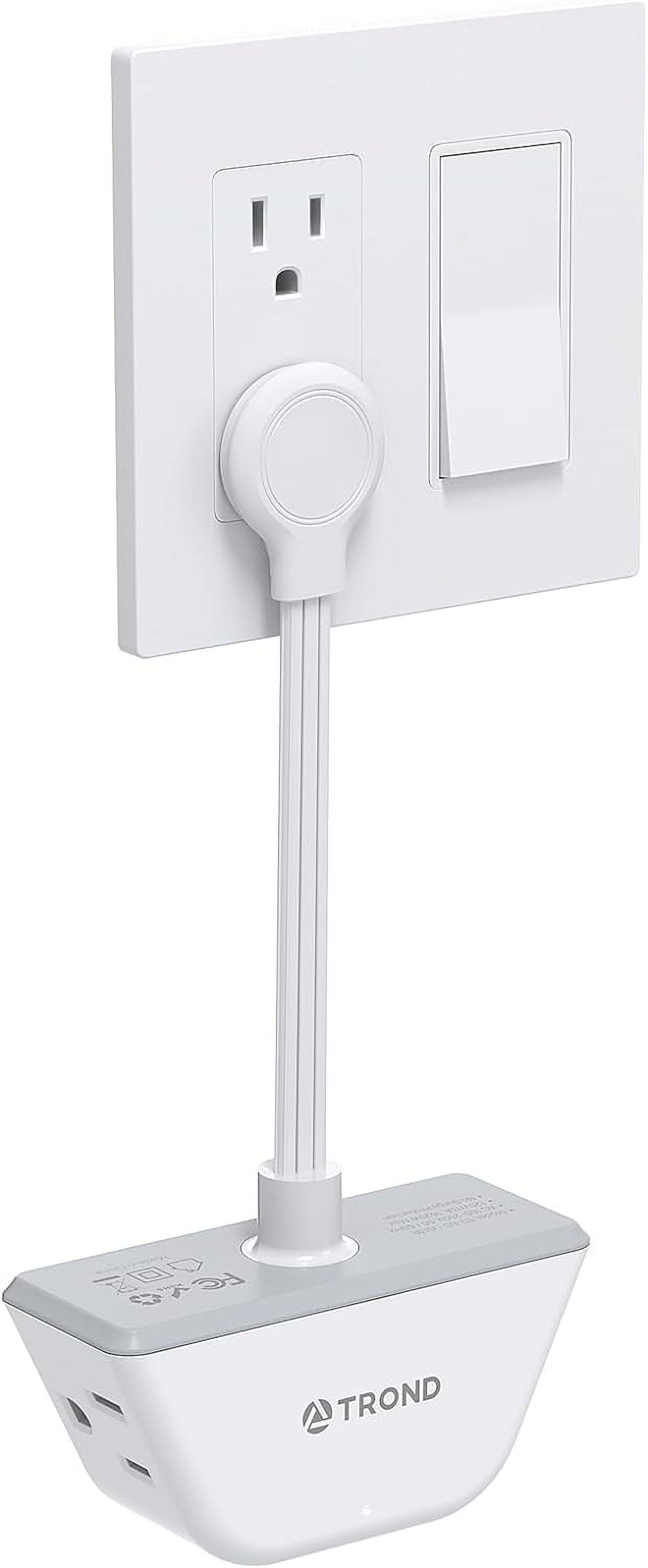 TROND Outlet Extender with 6 Inch Cord, Multi Plug Outlet Splitter with ...