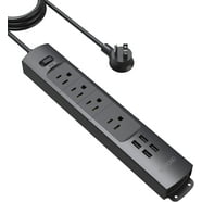 Wiremold PM36C 40" Ivory Plugmold On Wall 6 Outlet Power Strip ...