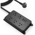 TROND Surge Protector Power Strip with USB, ETL Listed, 10ft Cord ...