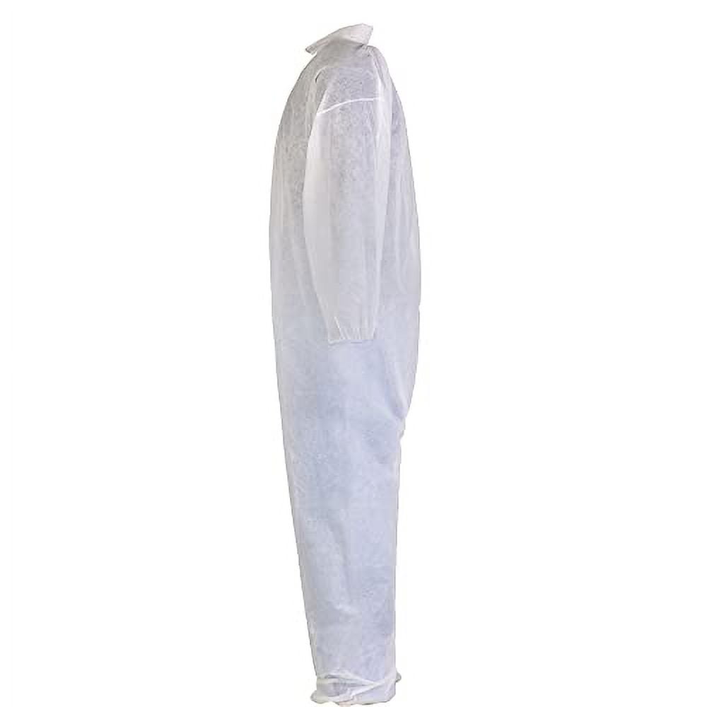 TRONEX 25 Pack Multilayer Nonwoven Disposable Coveralls with Open ...