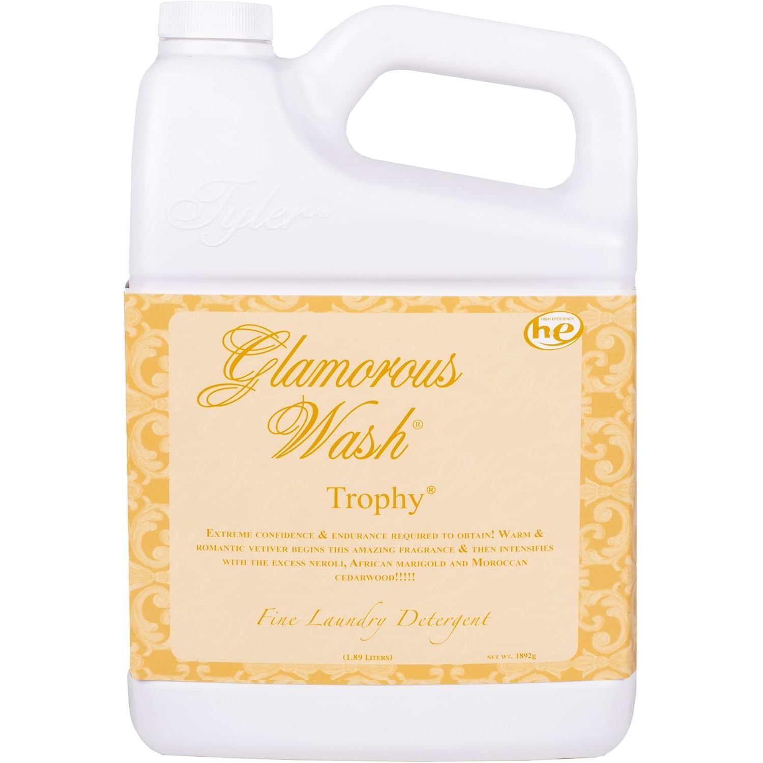 TROPHY Glamorous Wash 64 oz Half Gallon Fine Laundry Detergent by Tyler ...